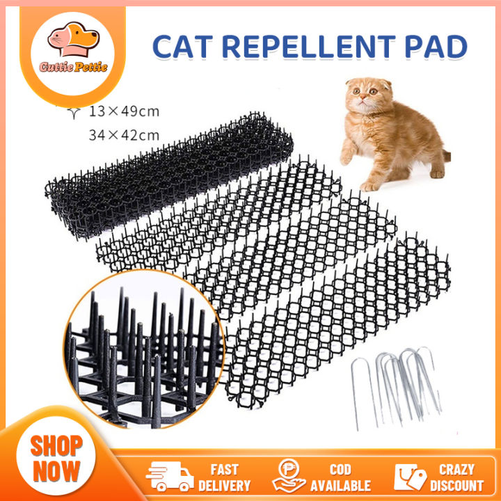 Cat Scat Mat Anti-Cat and Pest Plastic Prickle Strip Cat Repellent Pad ...