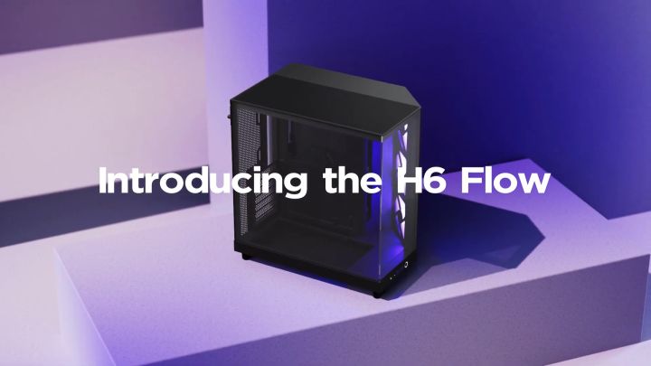 # NZXT H6 [Flow/Flow RGB] - Compact Dual-Chamber Mid-Tower Airflow T.G ...