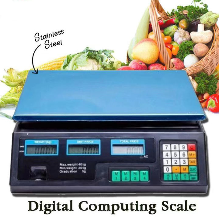 COD Digital Price Computing Scale Electronic Scale LED/LCD+light ...