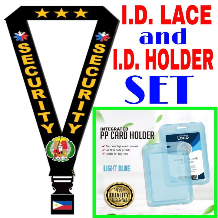SECURITY ID Lace ID Holder Set ID Sling Lanyard | Lazada PH