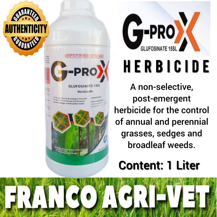 G-Prox Glufosinate 15 SL Herbicide ( 1 Liter ) | Lazada PH