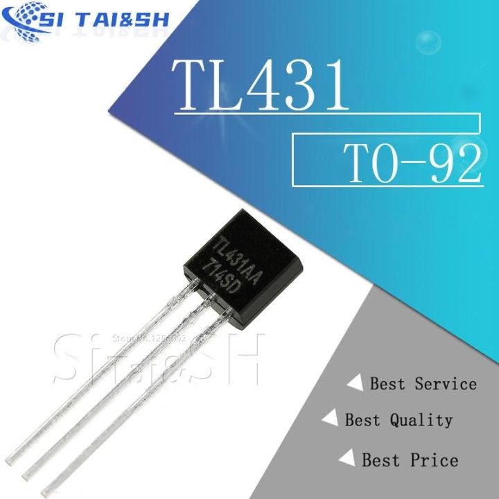 100PCS TL431 TO92 TL431A TO-92 431 new voltage regulator IC | Lazada PH
