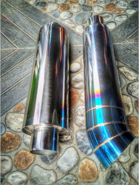 KNALPOT KHUSUS MOBIL DIESEL TAILPIPE DAN RESONATOR SET INNOVA PAJERO ...
