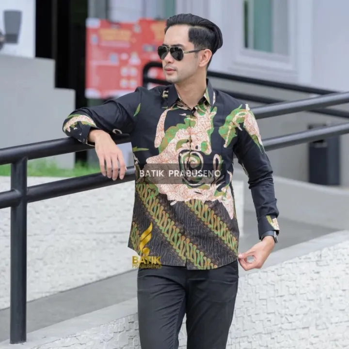 Motif Putradewata Lengan Panjang Size Slimfit Kemeja Batik Premium ...