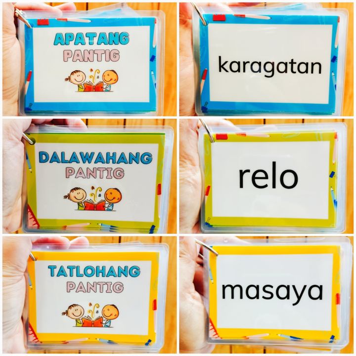 unang hakbang sa pagbasa filipino reading flash cards tagalog flash ...