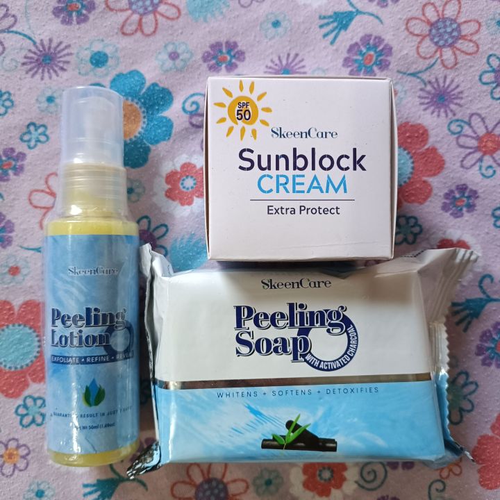 Trio Set Skeen Care Peeling Lotion Extra strength+Skeen Care Peeling ...