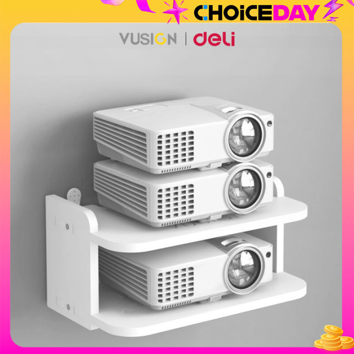 Deli Router Shelf TV Router Storage Box 30*20*12.5cm VS960-WH Vusign ...