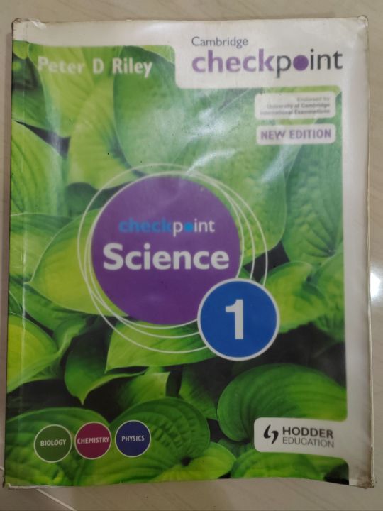 Cambridge IGCSE Checkpoint Combined Science Book 1 New Edition (Second ...