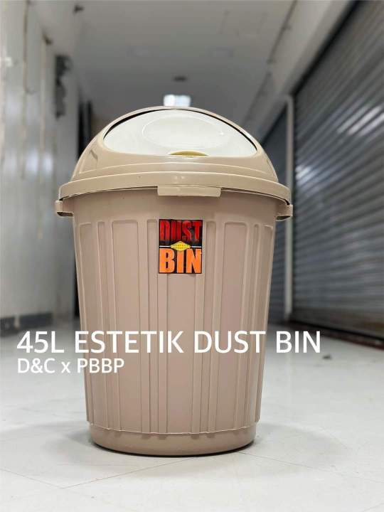 45Liters Aesthetic Color Trash Bin / Dust Bin | Lazada PH