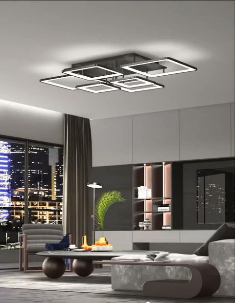 Modern simple ceiling lamp living room lamp household LED dining room ...