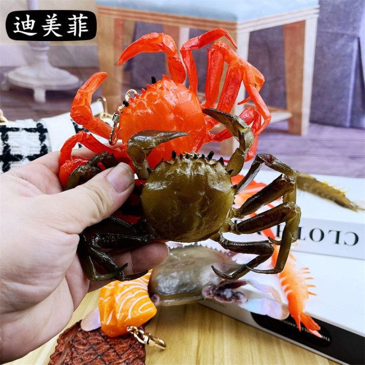 Film And TV Photography Props Realistic Crab Model Fresh Food Material ...