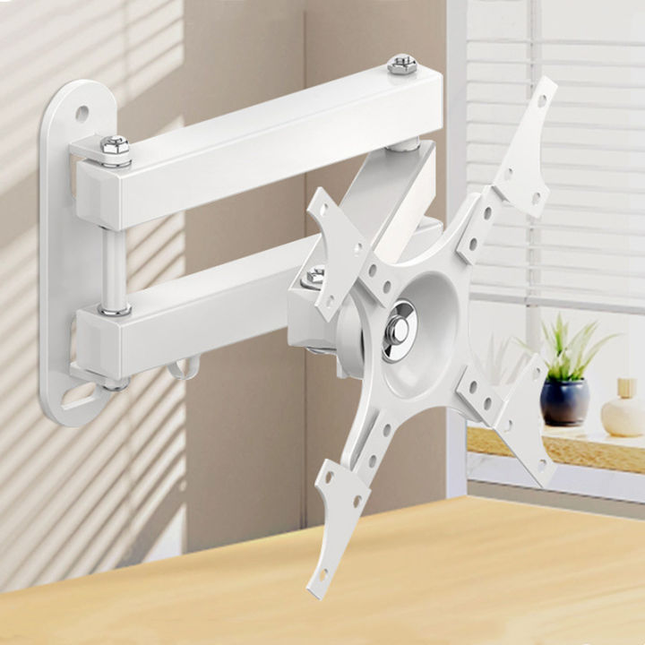 Retractable Universal TV Mounts Wall Mount Bracket Load Up to 15KG For ...