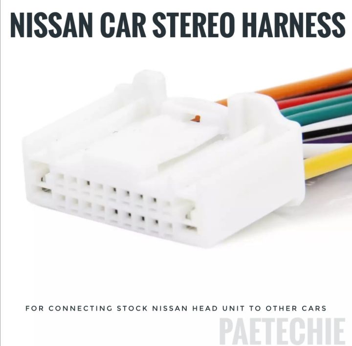 Nissan Car Stereo Male Harness Wiring Antenna Connector USB Head Unit ...