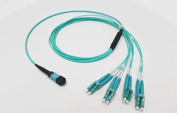 10G Multimode 12-Core MPO/PC to 12LC OM3 Fiber Extension Cable 1M/3M/5M ...
