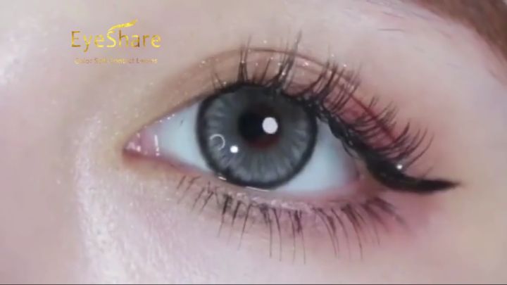 【COD】DIAMOND GRAY Softlens 2PCS Softlen 14.5MM Big Eyes Gray Softlens ...