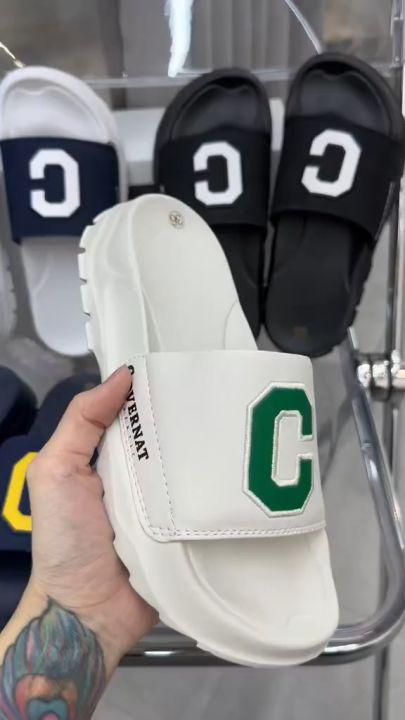 Dép nữ chữ C đế IP 4cm quai ngang mút dầy đi sẽ êm chân form chuẩn chất ...