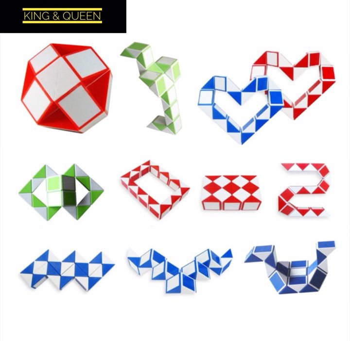 Magic Cube Snake Rubiks Rubix Rubic Game Puzzle Party Kid Toy | Lazada PH