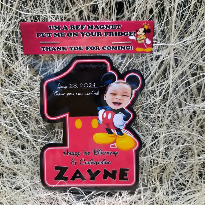 Mickey Mouse Theme Ref Magnet Souvenir ( Any Theme/Size/Shape/Number ...