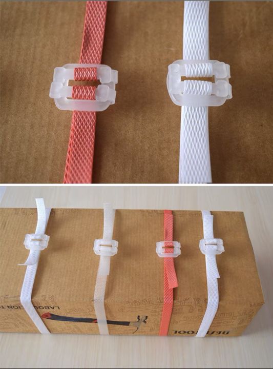 (100pcs) PP Clip / Packing Clip / Carton Buckle / Strapping Clip ...