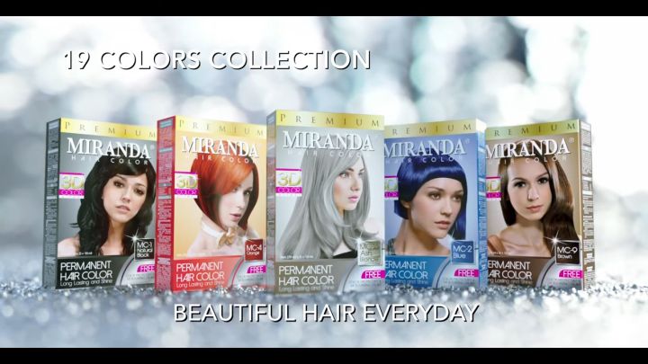 MIRANDA HAIR COLOR 3D COLOR EFFECT PREMIUM PERMANENT PROXIDE 30ML ...