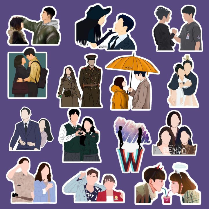 K-drama Series Laminated VINYL STICKERS Waterproof and Scratch proof ...