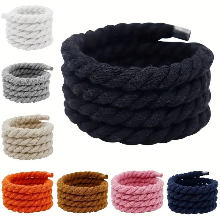 8mm Wide Natural Twisted Cotton Rope Three-strand Colorful Rope DIY ...
