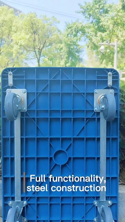 IRON Trolley Portable 1000kg Hand Truck Trolley Foldable Barang Plastic ...