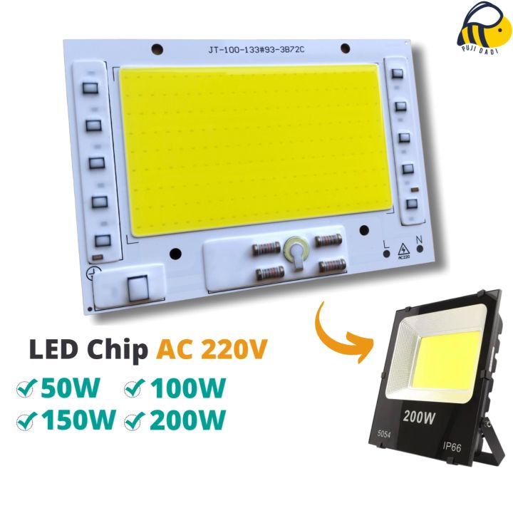Bohlam Mata LED 220V 50W 100W 150W 200W AC 220V - COB LED Besar Untuk ...