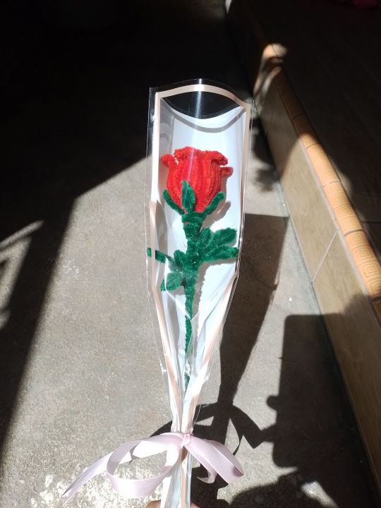 Buket Mawar Single Kawat Bulu | Lazada Indonesia