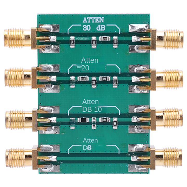 Rf Attenuator Board 0db 10db 20db 30db Dc 4 0ghz Fixed Attenuator Module Sma Double Female Head