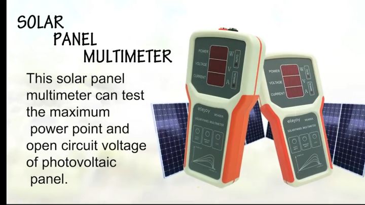 Digital Solar Power Multi Meter ELEJOY EY1600W Digital LCD Display ...