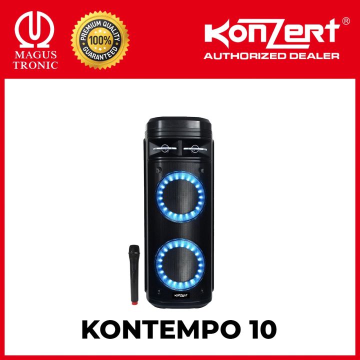 Konzert Kontempo 10” Karaoke Portable Speaker | Lazada PH