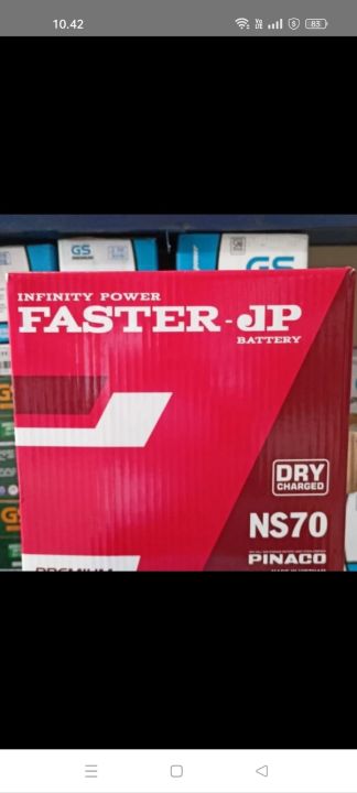 Aki Kijang LGX / Faster JP NS70 65D26R 12V65AH / Aki Phanter Kuda L300 ...