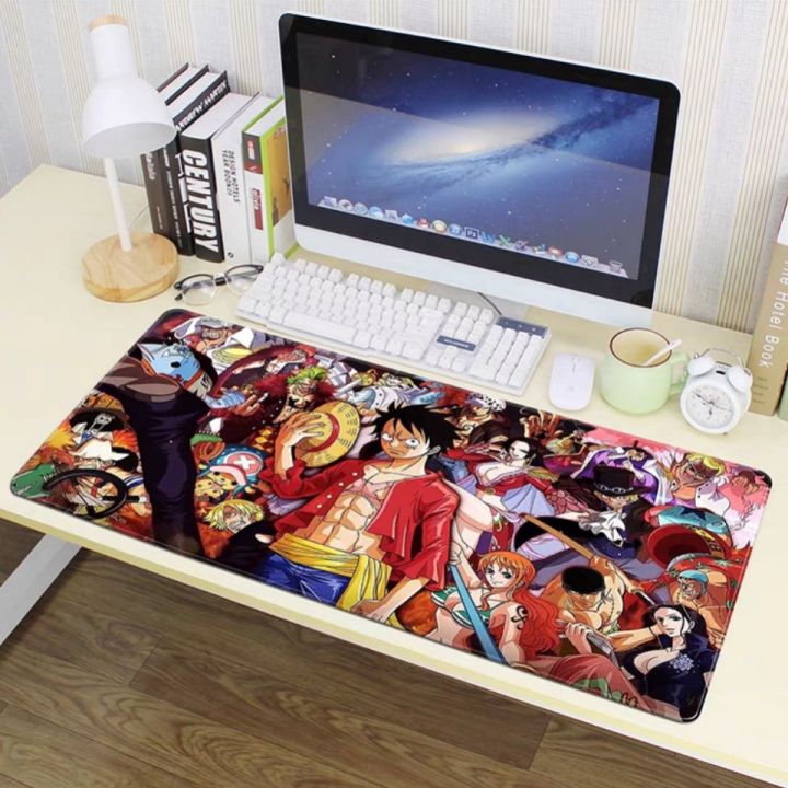 Anime One Piece Mouse Pad Oversized 3mm Luffy Sauron Empress Escon ...