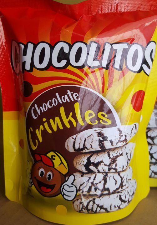 CHOCOLITOS Chocolate Crinkles Pouch 80grams (15pcs crinkle) | Lazada PH