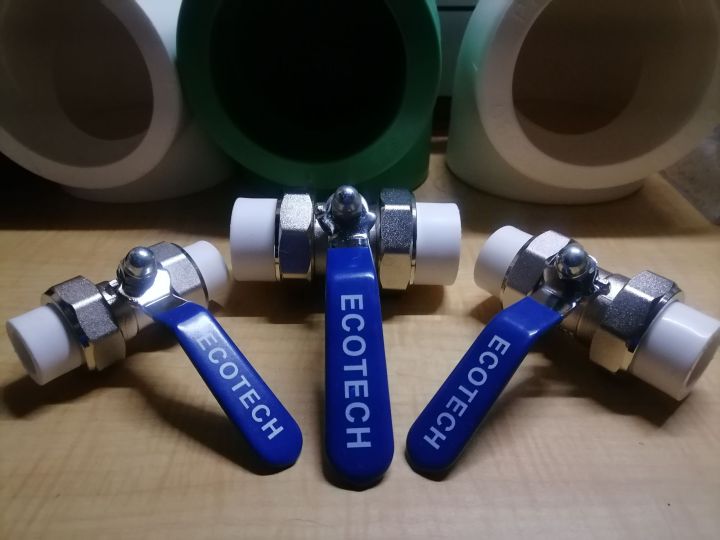 Ecotech PPR fittings Double union Valve | Lazada PH