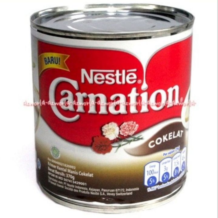 Nestle® CARNATION® Susu Krimer Coklat Kental Manis Kaleng 370g | Lazada ...
