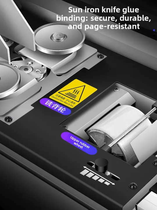 Good | Manual Hot Melt Binding Machine Wireless Book Binding Machine ...