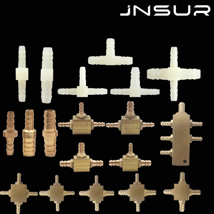 JNSUR Dental Unit Joint Plastic Straight Joint Copper Joint Triple ...