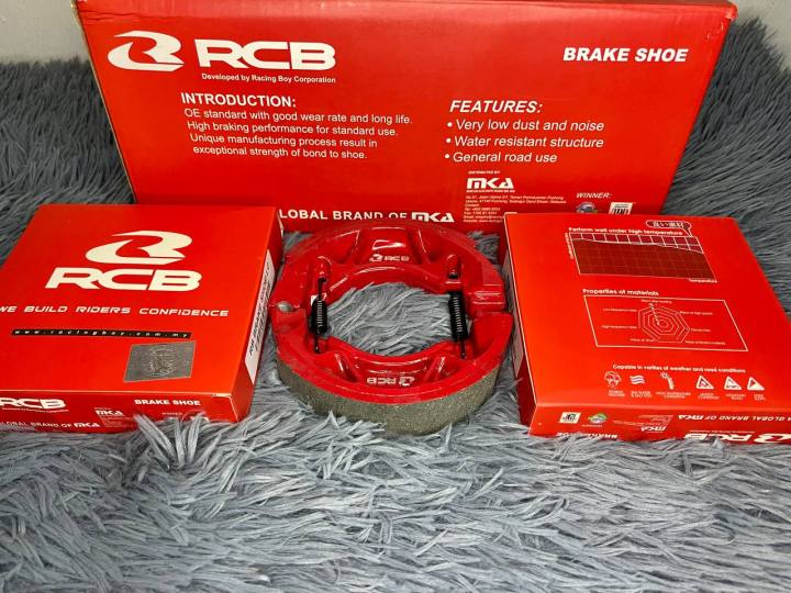 CB MOTO: RCB Brake Shoe for Mio I 125/ Click / Sporty / Beat / Soulty ...