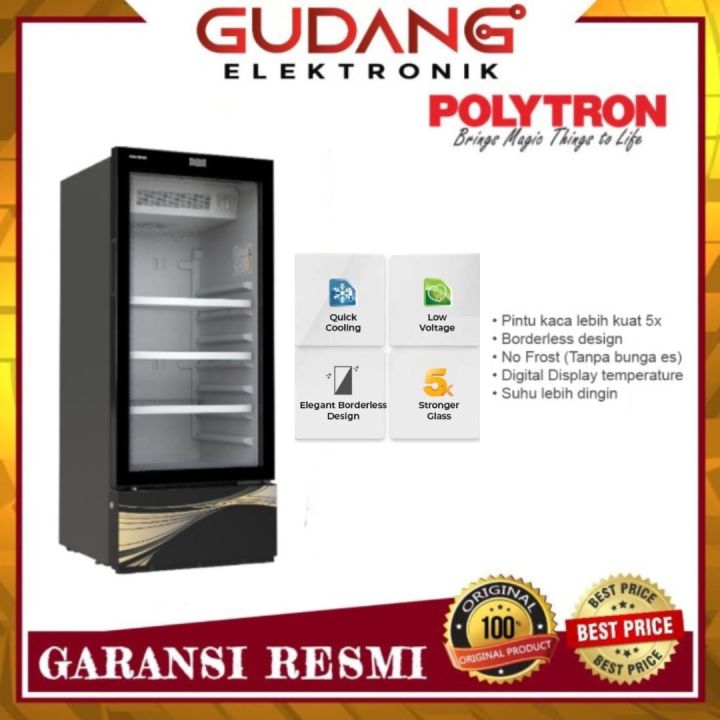SHOWCASE POLYTRON 1 PINTU 192 LITER SCN-148X SHOWCASE POLYTRON SCN 148X ...