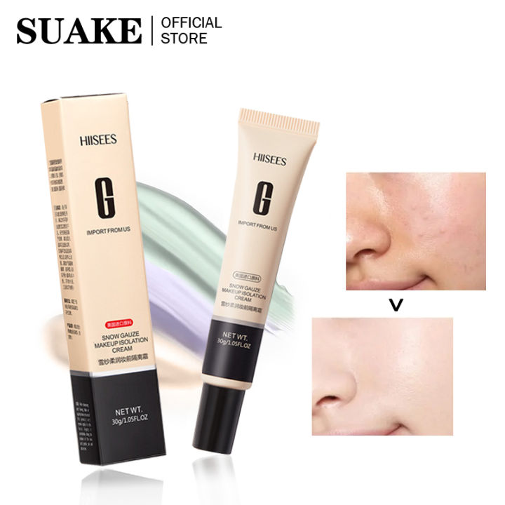 SUAKE Oil-Control Refreshing Face Primer Glow Pore-Blurring Smooth ...