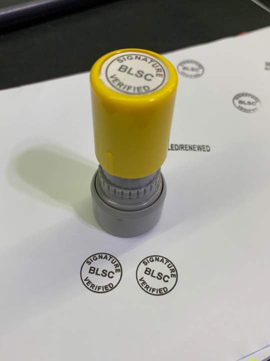 1.7cm ROUND LOGO STAMP PERSONALIZED | Lazada PH