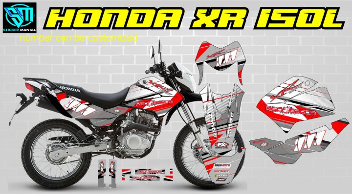Honda XR 150L full body decals | Lazada PH