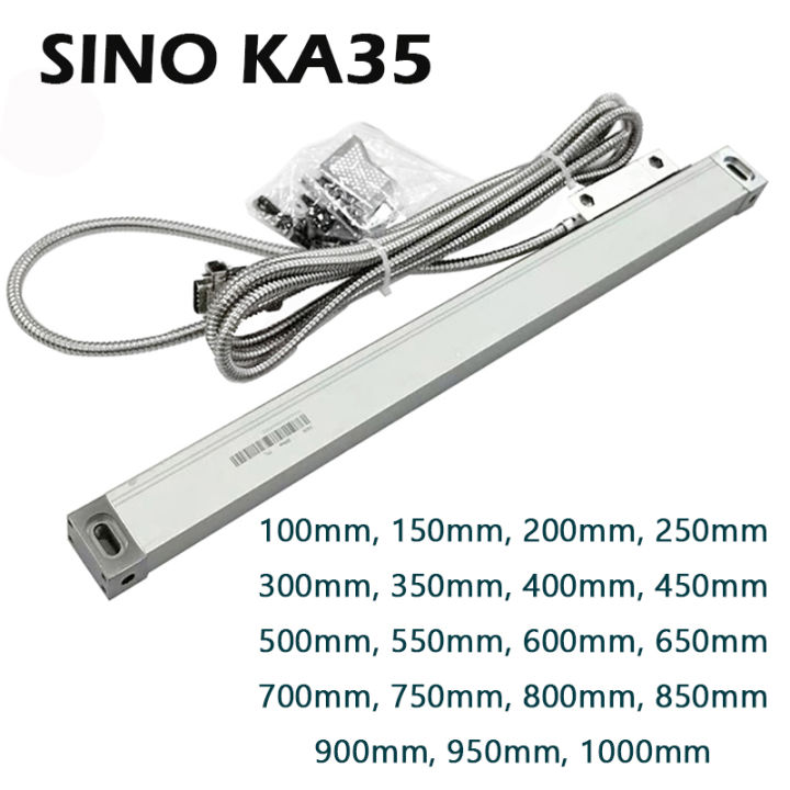 SINO Linear Scale 0.005mm KA35 Grating Ruler Sensor Encoder 5um TTL 100mm to 1000mm Digital ...