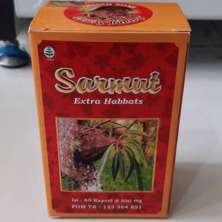 Sarmut Extra Habbats 60 Kapsul Original Sarang Semut Plus Habbatussauda ...