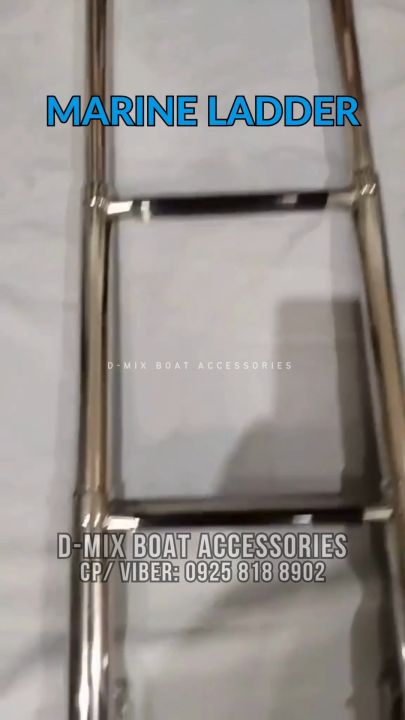 316 Stainless Steel BOAT LADDER / MARINE LADDER/RETRACTABLE LADDER ...