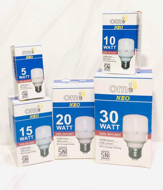Lampu Kapsul OMI NEO 5 Watt - 10 Watt - 15 Watt - 20 Watt - 30 Watt Capsule LED | Lazada Indonesia