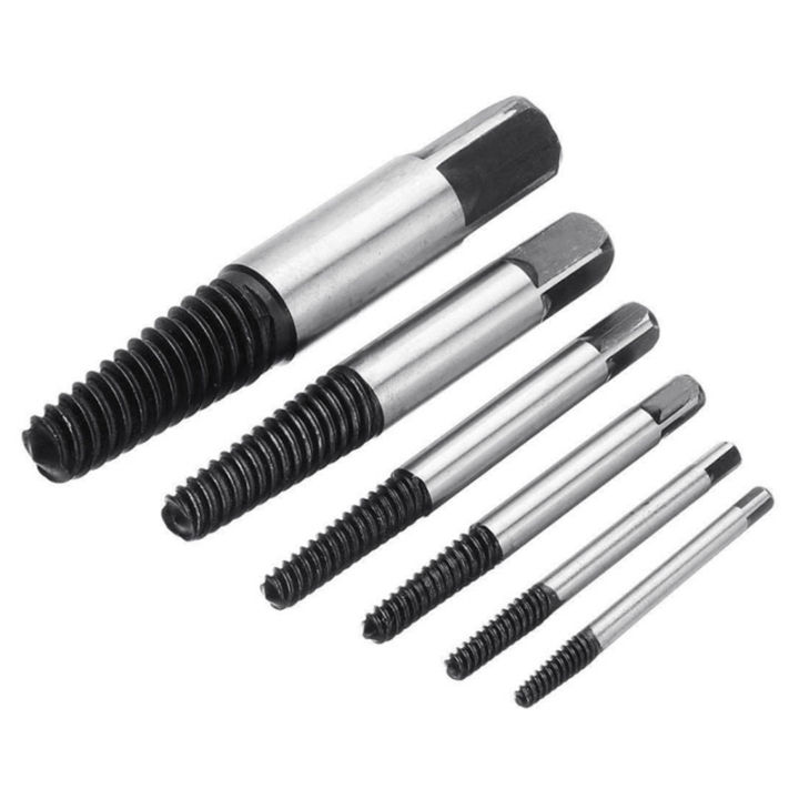 5pc Broken Head Screw Extractor 6pc Coarse Teeth Fine Teeth Water Tap ...