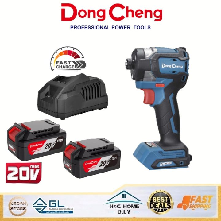 Dongcheng 20V Cordless Brushless Impact Driver DCPL208 Power Tools | Lazada